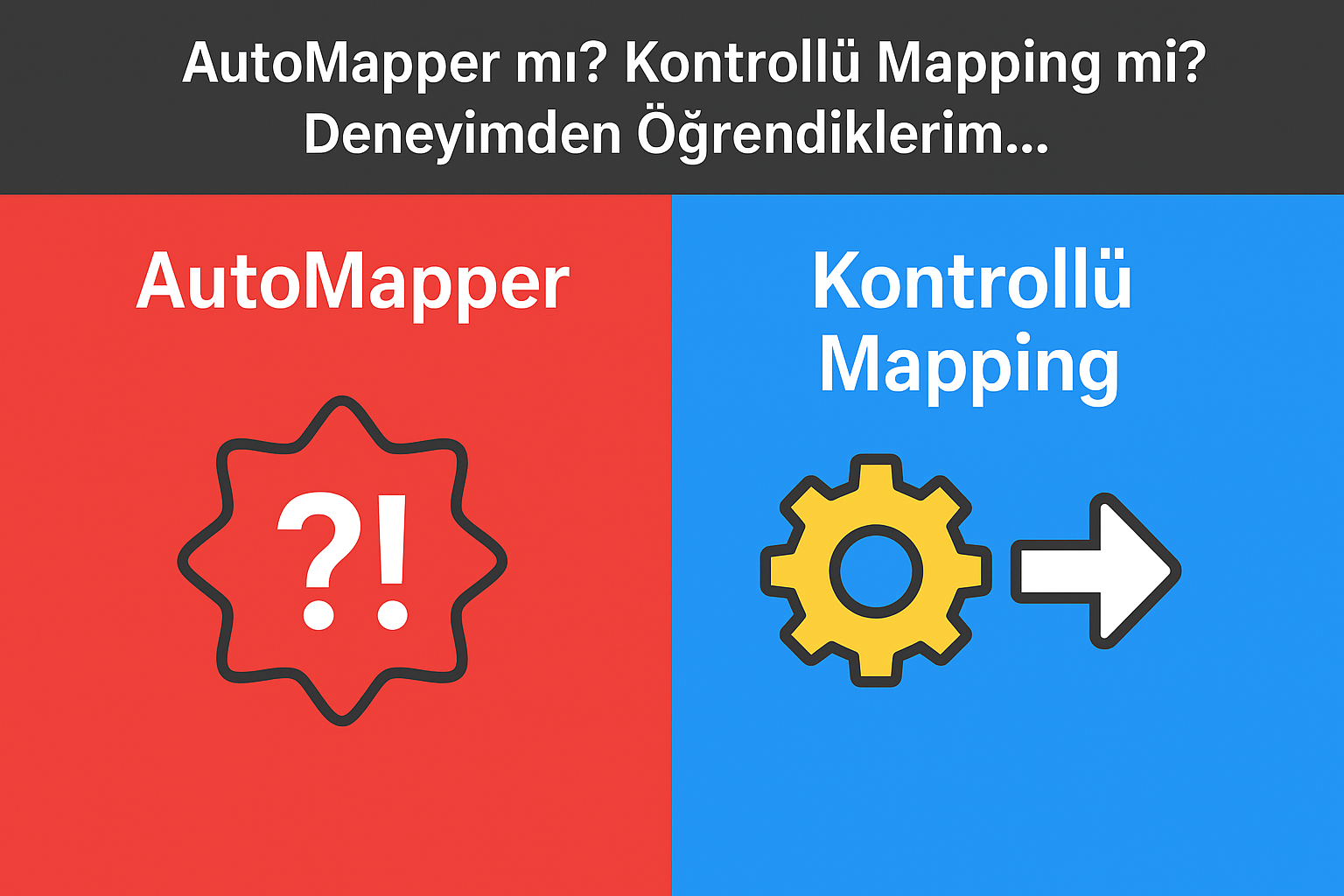 AutoMapper mı? Kontrollü Mapping mi? Deneyimden Öğrendiklerim… – Adnan Ertorer